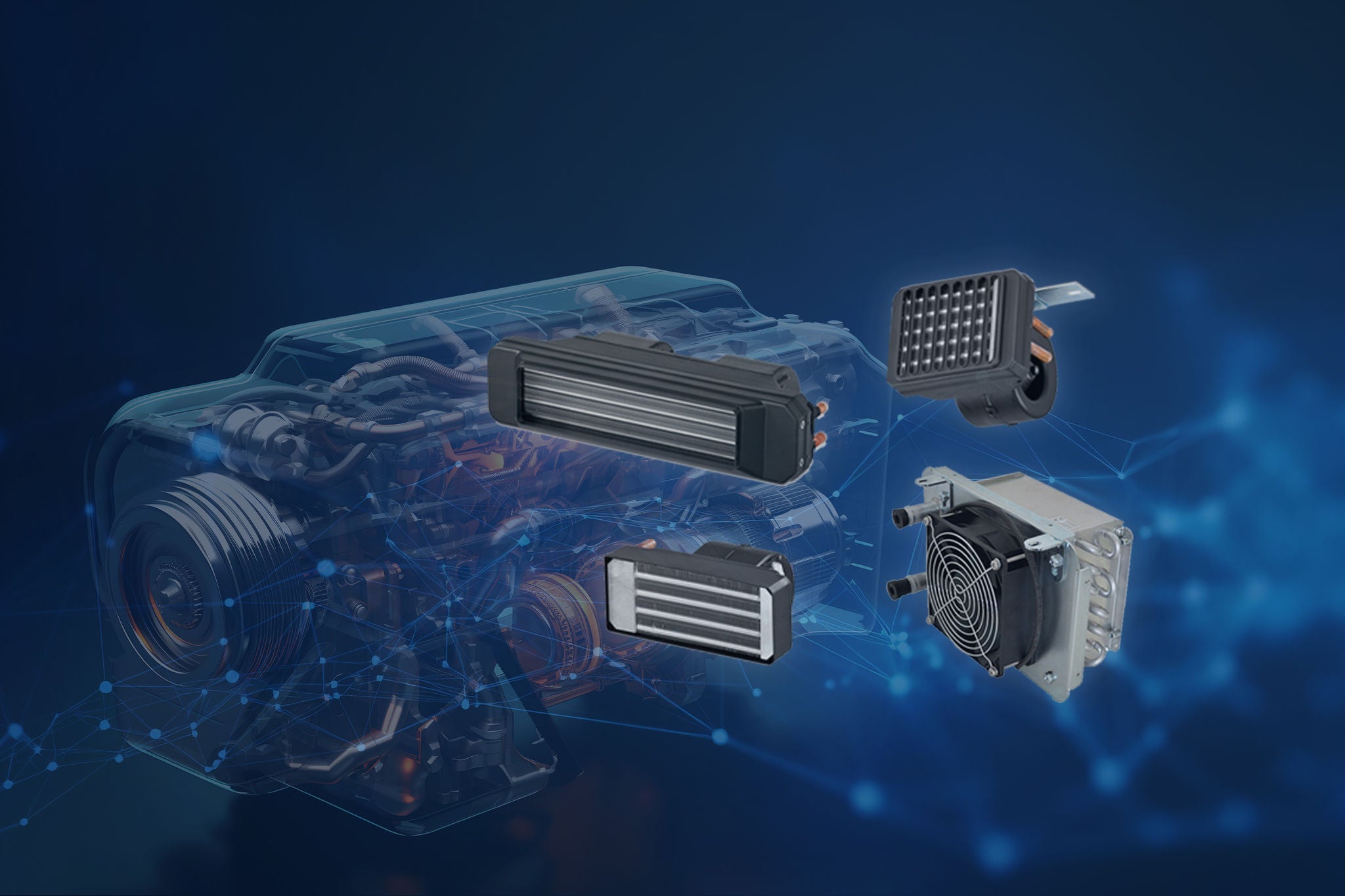 Integrated heat exchangers for optimal heating in vehicles