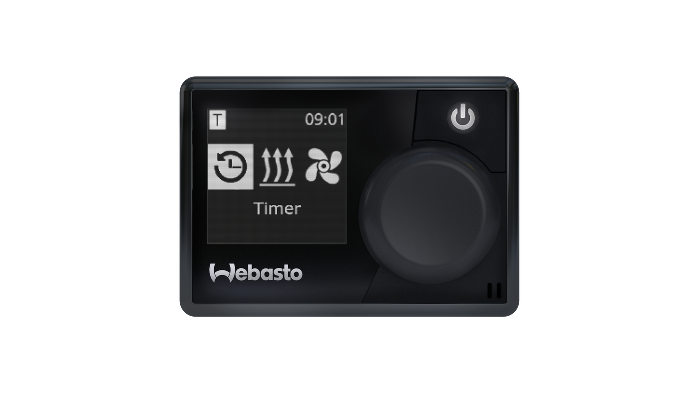 MultiControl: control panel for Webasto air and water heaters