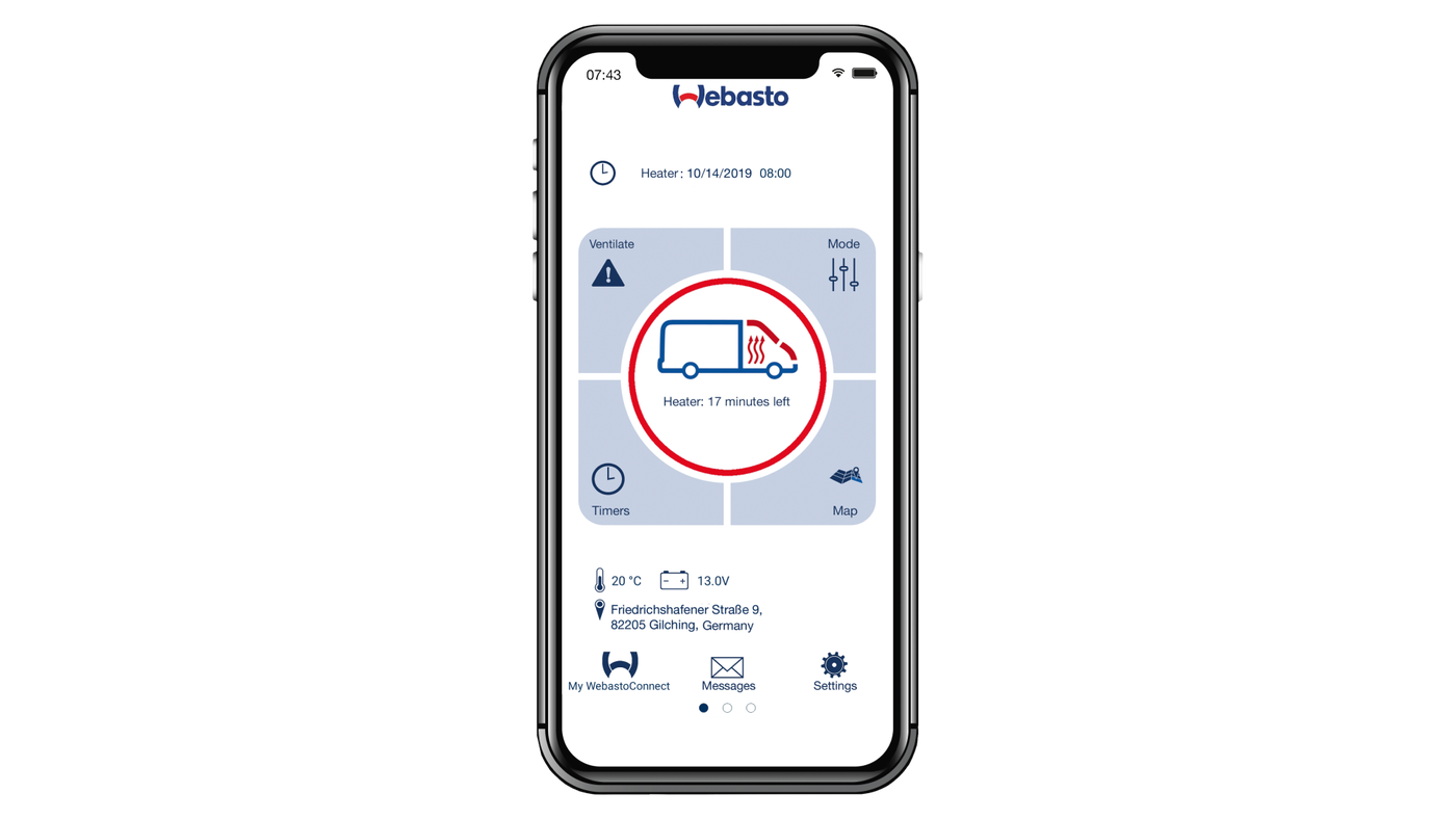 Webasto Standheizung App