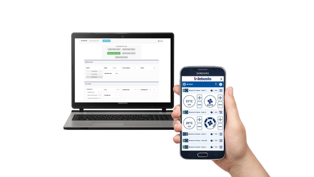 BlueCool Connect: App control for the BlueCool-Series