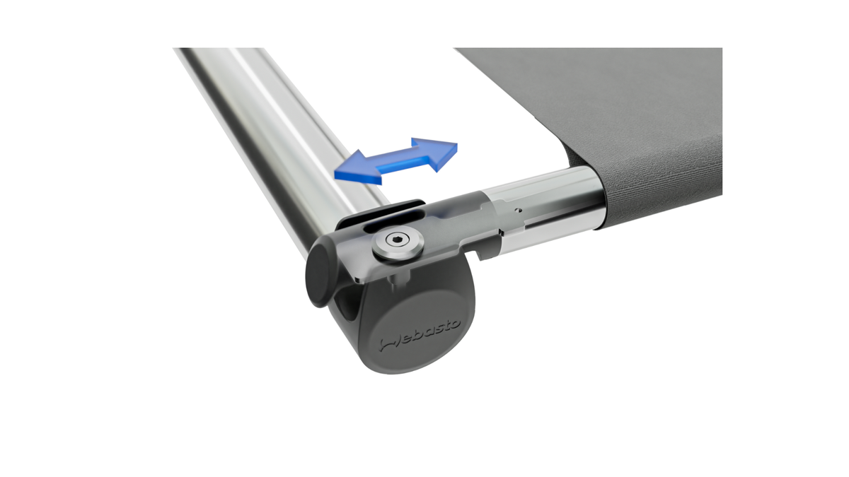 Webasto Telescopic Shade 2500 – Retractable Marine Sunshade for Boats